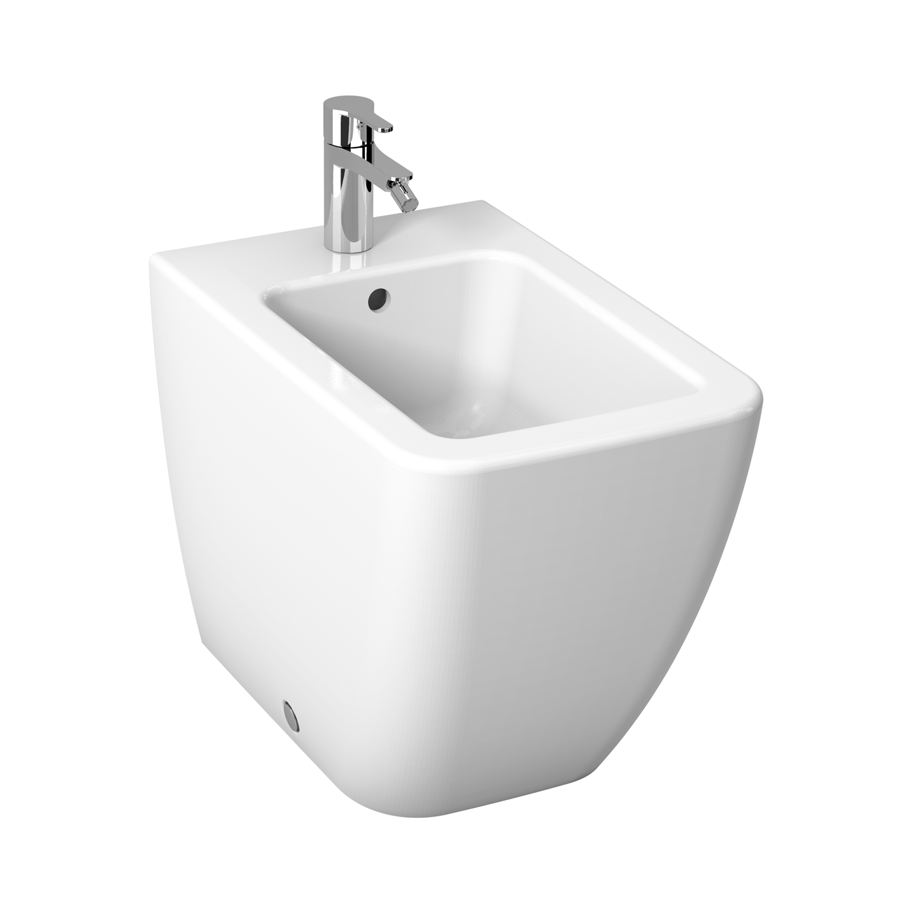 Cubito pure - Samostatně stojící bidet | M.B.Keramika