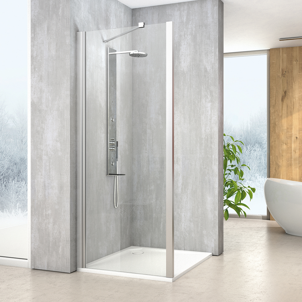 Obdélníkový sprchový kout Brillant+Transparent – Roth MI PIF/1100+MI ...