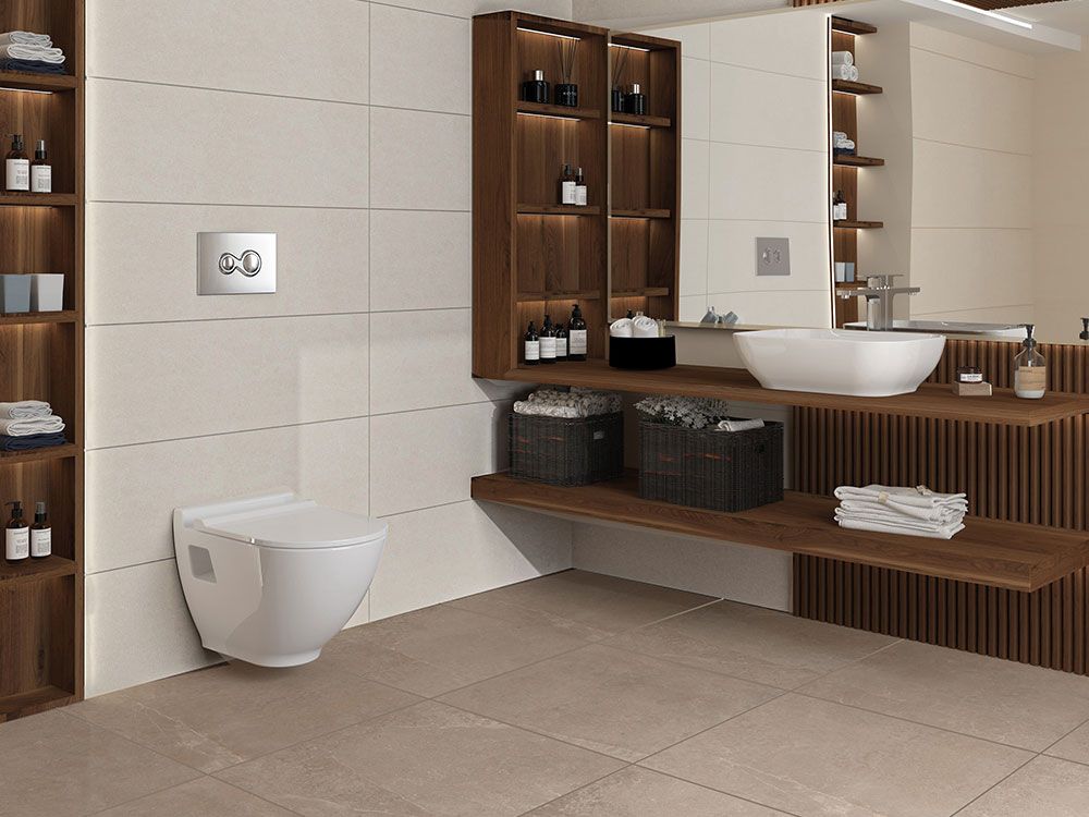 Interiérová dlažba imitace kamene Vegha Mink 60x60 cm matný povrch 1 ...