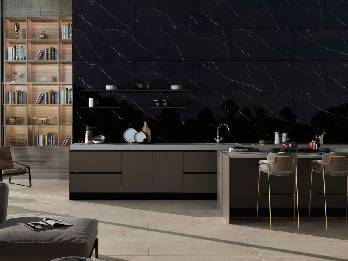 Dlažba imitující mramor Dark Marble | M.B.Keramika